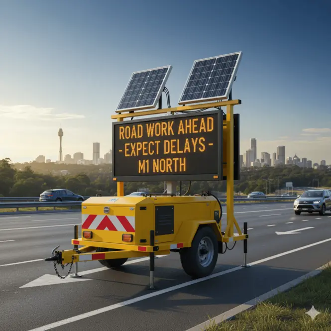 Smart VMS Hire | Variable Message Board Trailer Rentals Australia